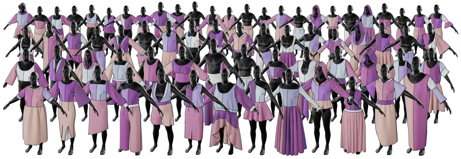 GarmentCodeData: A Dataset of 3D Made-to-Measure Garments with Sewing ...